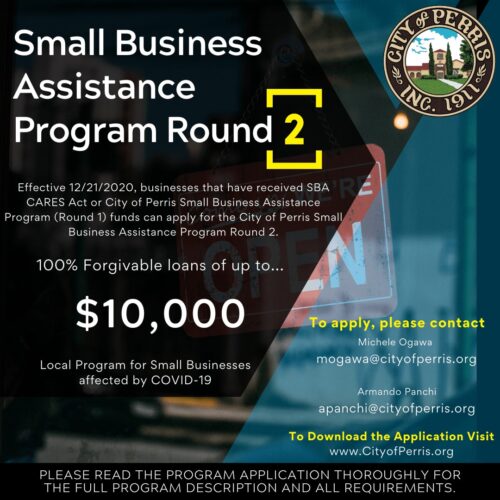 Business Assistance Program – City of Perris